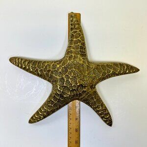 Made in Korea | Art | Large Brass Starfish Sculpture Vtg Nautical ...